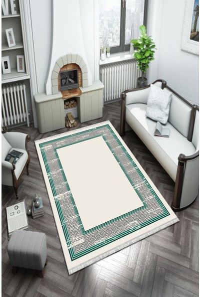 Perla Soft Bambu Kaymaz Tabanlı Modern Yıkanabilir Antibakteriyel Halı ve Yolluk