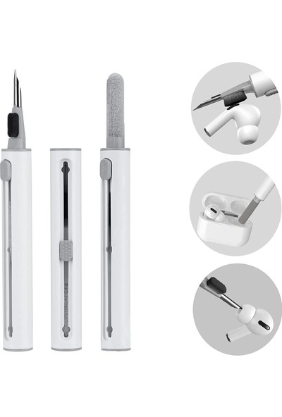 Aksesuarcı Bluetooth Kulaklık Temizleme Kalemi, Çok Işlevli Airpods Pro Temizleyici Kit, Kablosuz Kulaklıklar Için Yumuşak Fırçalı Aksesuarcı Bluetooth Kulaklık Temizleme Kalemi, Çok Işlevli Airpods Pro Temizleyici Kit, Kablosuz Kulaklıklar Için Yumuşak Fırçalı