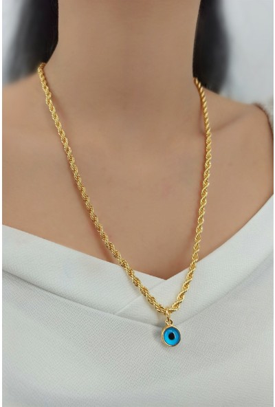 ÇLK Accessories Nazar Boncuk Burgu Kolye TRKOLYE50030