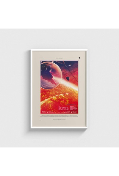 Domiruss 55 Cancri E Lava Life Nasa Çerçeveli Tablo ve Duvar Dekorasyon Posteri Domiruss 55 Cancri E Lava Life Nasa Çerçeveli Tablo ve Duvar Dekorasyon Posteri