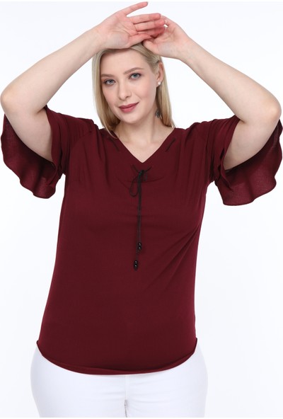 Büyük Beden Bluz Rahat Şık Tasarım
