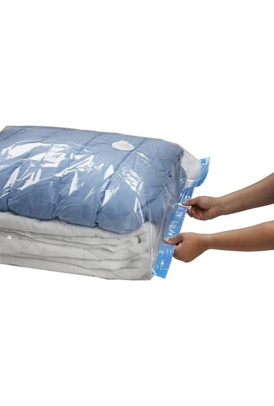 Lorin 3 Adet 2'li Vakum Torbası Seti Hurç Giysi ve Ev Tekstili Saklama Poşeti 55X90 -80X100 CM1049 Lorin 3 Adet 2'li Vakum Torbası Seti Hurç Giysi ve Ev Tekstili Saklama Poşeti 55X90 -80X100 CM1049