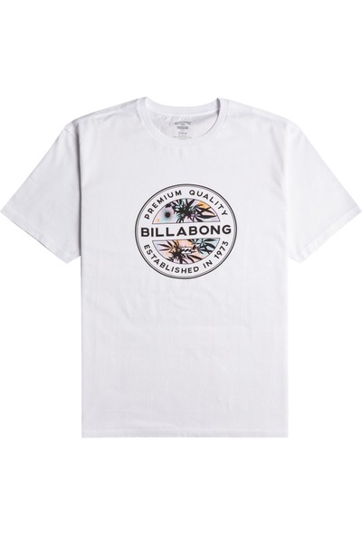 Billabong Rotor Fill Ss Erkek Beyaz Günlük Stil Tişört C1SS08-10 Billabong Rotor Fill Ss Erkek Beyaz Günlük Stil Tişört C1SS08-10