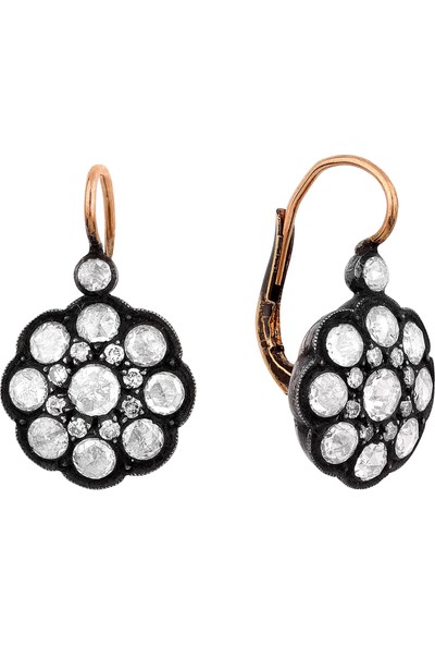 İryum 2.94 Karat Elmas Divanhane Küpe İryum 2.94 Karat Elmas Divanhane Küpe