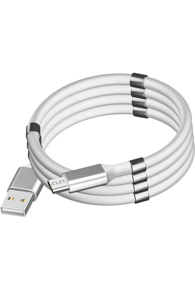 F Fityle Manyetik Emilim Şarj Kablosu Hızlı Şarj Cihazı Veri Transferi Profesyonel Aksesuarlar Süper Organize - Beyaz (Yurt Dışından) F Fityle Manyetik Emilim Şarj Kablosu Hızlı Şarj Cihazı Veri Transferi Profesyonel Aksesuarlar Süper Organize - Beyaz (Yurt Dışından)