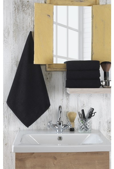 4 Lü Paket Boya Tutmayan Mikrofiber El Yüz Spor Kuaför Berber Havlusu 50 x 90 cm Siyah 4 Lü Paket Boya Tutmayan Mikrofiber El Yüz Spor Kuaför Berber Havlusu 50 x 90 cm Siyah