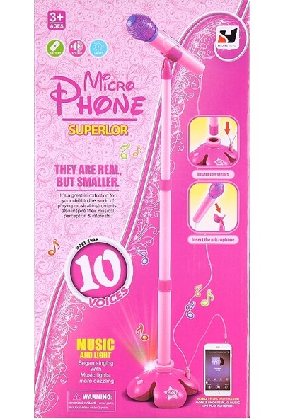Toys Çocuk Karaoke Seti 2 Mikrofon