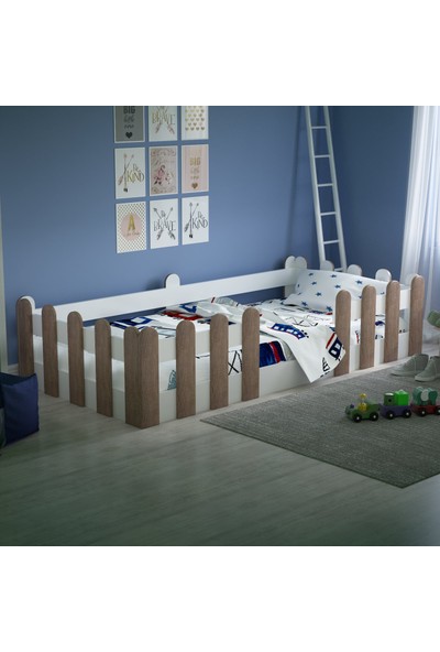 Tulip Life Tuliplife Montessori Karyola Beyaz Açık Ceviz 90X190 Yatak Uyumlu Oval Kesim Çocuk Yatağı Tulip Life Tuliplife Montessori Karyola Beyaz Açık Ceviz 90X190 Yatak Uyumlu Oval Kesim Çocuk Yatağı