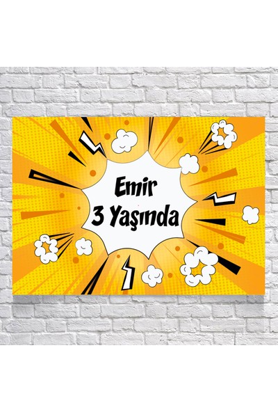 Saredesing Sarı Elektirik Temalı Doğum Günü Afişi Saredesing Sarı Elektirik Temalı Doğum Günü Afişi