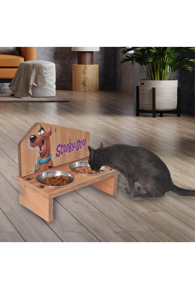 Scooby Doo Ahşap Mama Standı Scooby Doo 2'lı Scooby Doo Ahşap Mama Standı Scooby Doo 2'lı