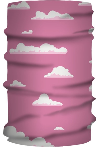 Luma Bulut Desenli Boyunluk - Baf