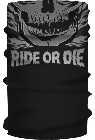 Luma Kurukafa Desenli Boyunluk - Baf