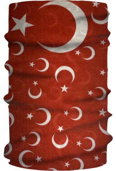 Luma Türk Bayrağı Desenli Boyunluk - Baf