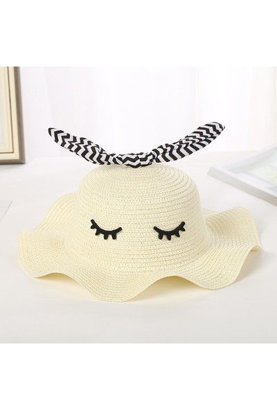 FIY Çocuk Şapkası Yaz Plaj Şapkası Ince Kesit Sevimli Havalı Şapka Nefes Alabilir Hasır Şapka 52CM FIY Çocuk Şapkası Yaz Plaj Şapkası Ince Kesit Sevimli Havalı Şapka Nefes Alabilir Hasır Şapka 52CM