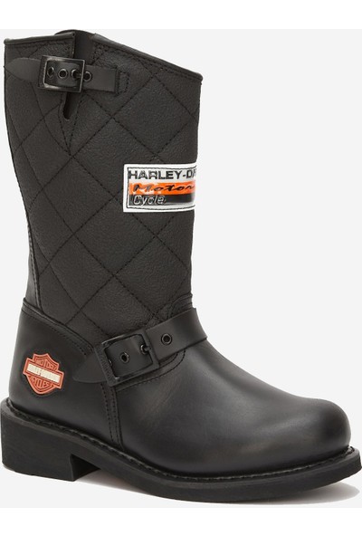 Harley Davidson Laconıa 644 Bot 36-40 Black Yağlı Deri Harley Davidson Laconıa 644 Bot 36-40 Black Yağlı Deri