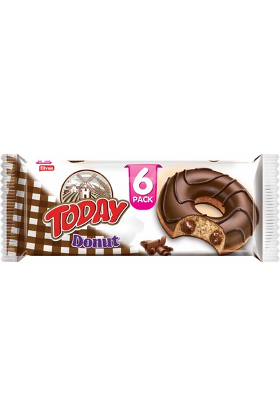 Today Donut Kakaolu Kek Multipack 50 gr 6 Adet (1 Paket) Today Donut Kakaolu Kek Multipack 50 gr 6 Adet (1 Paket)