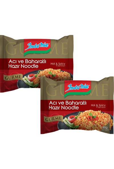 Indomie Gurme Acı ve Baharatlı X2 Adet Indomie Gurme Acı ve Baharatlı X2 Adet