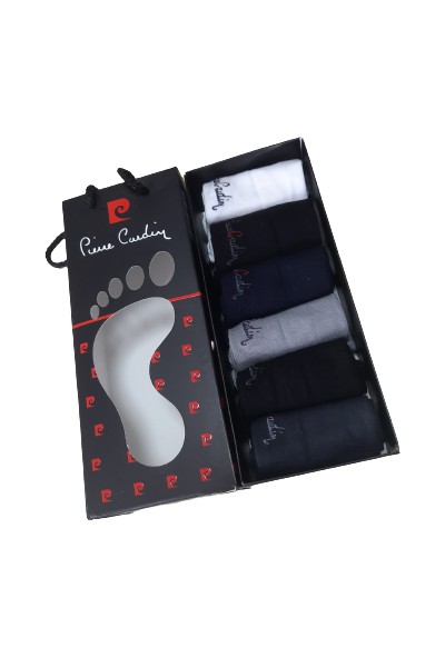 Pierre Cardin 6 Çift Özel Kutusunda Erkek Patik Çorap Pierre Cardin 6 Çift Özel Kutusunda Erkek Patik Çorap
