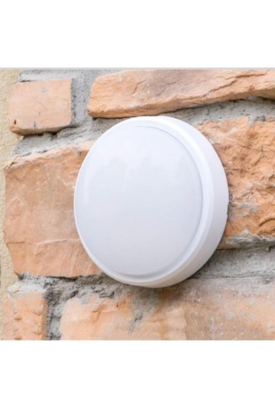 RulTech 15W Modern Yuvarlak LED Nem Su Geçirmez Banyo Bahçe Modern Tavan Lambası Beyaz Kasa 6500K RulTech 15W Modern Yuvarlak LED Nem Su Geçirmez Banyo Bahçe Modern Tavan Lambası Beyaz Kasa 6500K