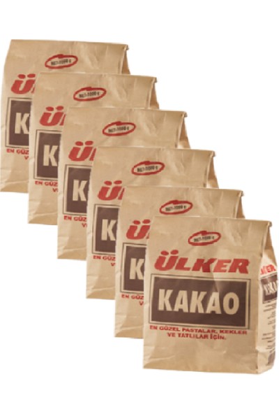 Ülker Toz Kakao 1 kg x 6'lı