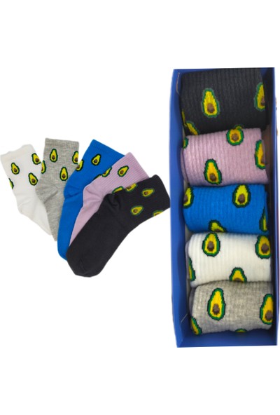 Sockscdcoffıcıal Trend Çoraplar Avakado 5 Adet Kutulu Sockscdcoffıcıal Trend Çoraplar Avakado 5 Adet Kutulu