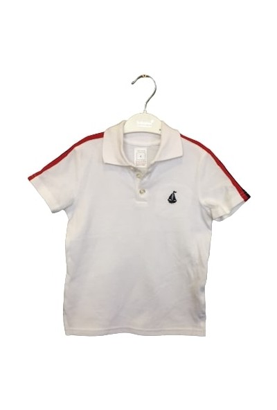 Gamateks Polo Yaka Beyaz T-Shirt