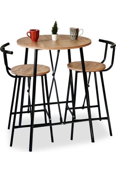 Weblonya Bar Masası Mutfak Masası 2 Kişilik Yemek Masası 5235 Weblonya Bar Masası Mutfak Masası 2 Kişilik Yemek Masası 5235