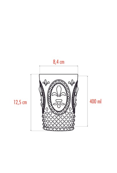 Guru Sepeti Akrilik Aquamarin Kısa Bardak