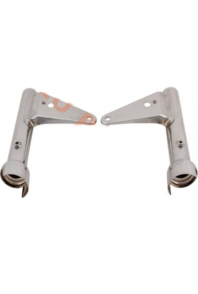 Motospartan Far Braketi Sağ Sol Takım Nikel Cg Agk