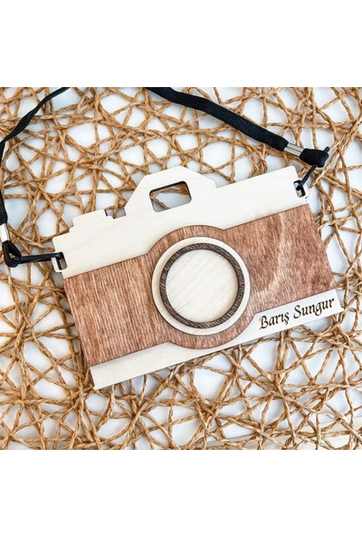 İmpivo Ahşap Oyuncak Fotoğraf Makinesi
