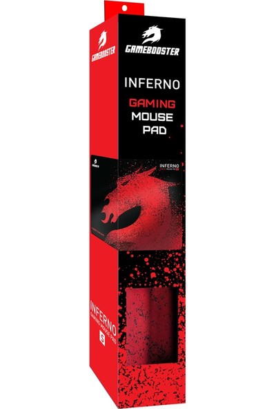 Gamebooster Inferno S Gaming Mouse Pad (250x350mm) Gamebooster Inferno S Gaming Mouse Pad (250x350mm)