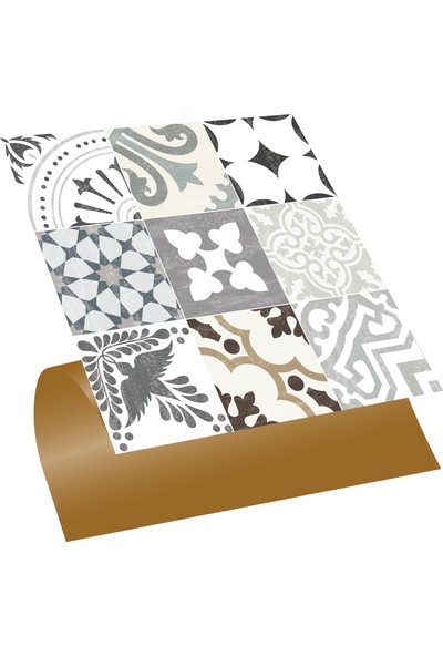 Kendinden Yapışkanlı Karma Londra Desenli Pvc Karo 30X30 cm (4 Adet) 0,36 M2 Kendinden Yapışkanlı Karma Londra Desenli Pvc Karo 30X30 cm (4 Adet) 0,36 M2