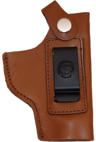 7.65 Ve 6.35 Silahlar İçin Tabanca Kılıfı Süet Çift Taraflı Maşalı Taba