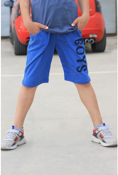 Çiggo Kids Boys Baskılı Cepli Erkek Çocuk Günlük Şort