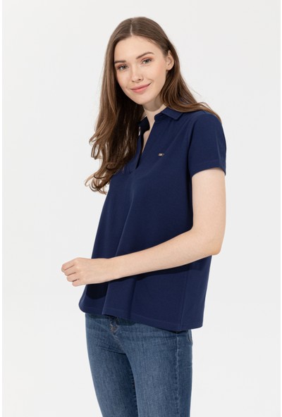 U.S. Polo Assn. Kadın Lacivert T-Shirt 50253141-VR033