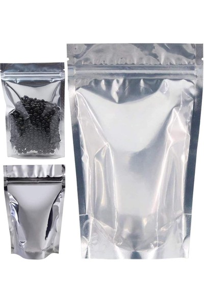 Muyaz Muyaz şeffaf Metalize Aç-Kapa Kilitli Doypack (16X26 cm 500 Gr'lık) 50 Adet Muyaz Muyaz şeffaf Metalize Aç-Kapa Kilitli Doypack (16X26 cm 500 Gr'lık) 50 Adet