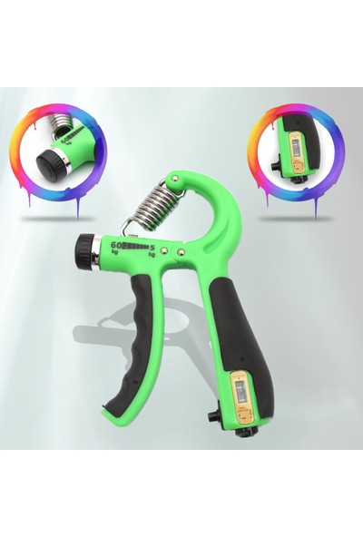 Yeşil 5-60 kg Ayarlanabilir El Güçlendirici Yay Hand Grip Trainer - Ayarlanabilir El Yayı El Yayı Yeşil 5-60 kg Ayarlanabilir El Güçlendirici Yay Hand Grip Trainer - Ayarlanabilir El Yayı El Yayı
