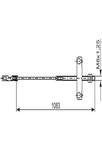 1987482194 El Fren Teli On (Sag / Sol) Transit V184 2.0tdci / 2.4tdci 00-06 A.ceker Kisa Sase Uzunluk: 1083MM 4041992 (WM241724) 1987482194 El Fren Teli On (Sag / Sol) Transit V184 2.0tdci / 2.4tdci 00-06 A.ceker Kisa Sase Uzunluk: 1083MM 4041992 (WM241724)