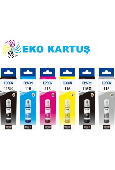 Epson Ecotank L8160 6'lı Mürekkep Seti Epson Ecotank L8160 6'lı Mürekkep Seti