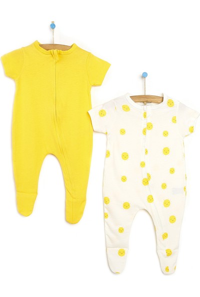 Hello Baby Hellobaby Yenidoğan Kısa Kollu Patikli Tulum 2li Hello Baby Hellobaby Yenidoğan Kısa Kollu Patikli Tulum 2li