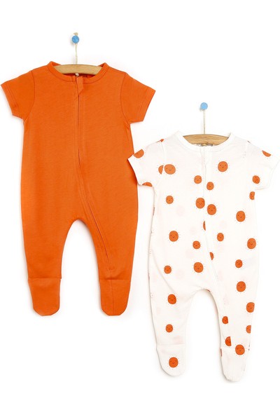 Hello Baby Hellobaby Yenidoğan Kısa Kollu 2li Patikli Tulum Hello Baby Hellobaby Yenidoğan Kısa Kollu 2li Patikli Tulum