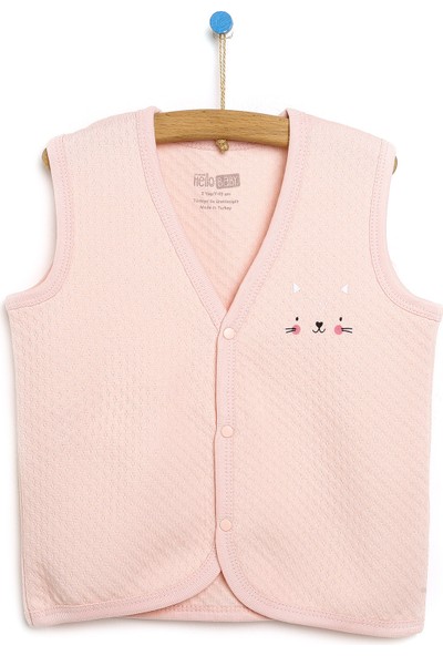Hello Baby Hellobaby Basic Kız Bebek Kapitone Yelek