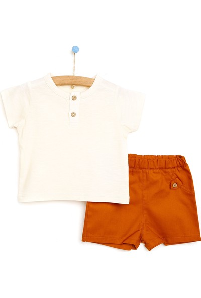 Hello Baby Hellobaby Basic Keylines Erkek Bebek Tshirt-Şort Takım Hello Baby Hellobaby Basic Keylines Erkek Bebek Tshirt-Şort Takım