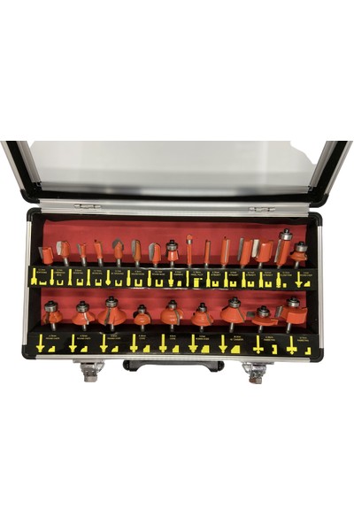 Kohertz Freze Bıçak Seti , 24'lü 6 mm Pens Freze Bıçağı Seti Kohertz Freze Bıçak Seti , 24'lü 6 mm Pens Freze Bıçağı Seti
