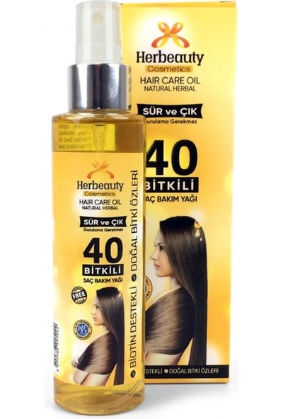 Herbeauty 40 Bitkili Saç Bakım Yağı 150 ml Herbeauty 40 Bitkili Saç Bakım Yağı 150 ml