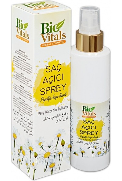 Bio Vitals Saç Açıcı Sprey Papatya Suyu Ilaveli 150 ml Bio Vitals Saç Açıcı Sprey Papatya Suyu Ilaveli 150 ml