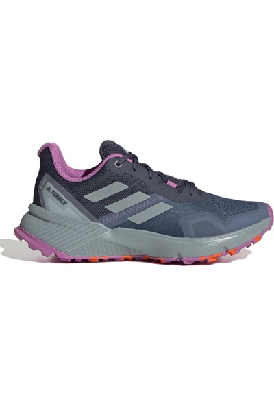 Adidas Mavi - Gri Kadin Outdoor Ayakkabisi GZ4079 Terrex COMFORT80 W-white
