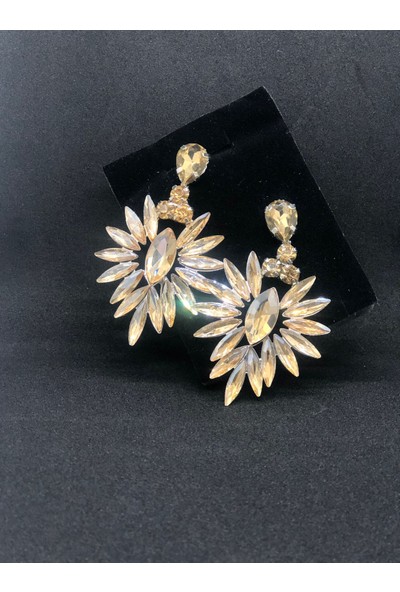 Miremsu Aksesuar Sallantılı Abiye Küpe