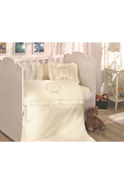 Burç Nakışlı Pamuk Saten Bebek Nevresim Takımı - Akrep