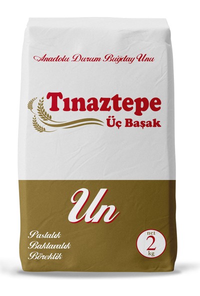 Tınaztepe Üçbaşak Sarı Buğday Unu 2 kg (Pastalık ve Böreklik) Tınaztepe Üçbaşak Sarı Buğday Unu 2 kg (Pastalık ve Böreklik)